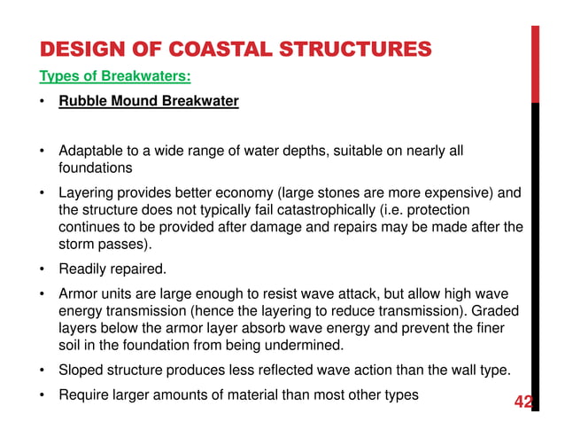 Chapter 5 coastal structures | PDF