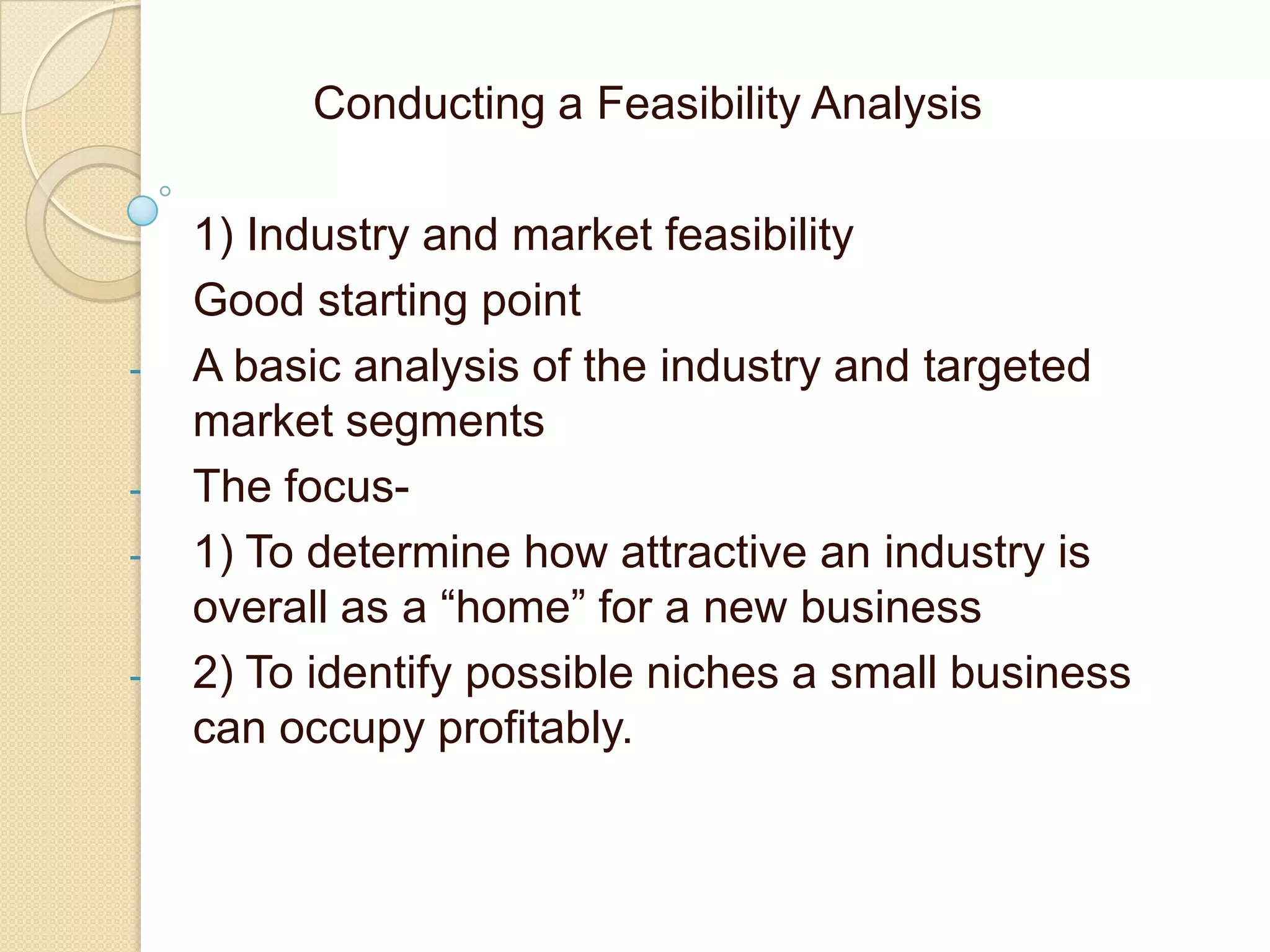 Chapter 5 conducting a feasibility analysis and crafting a winning ...