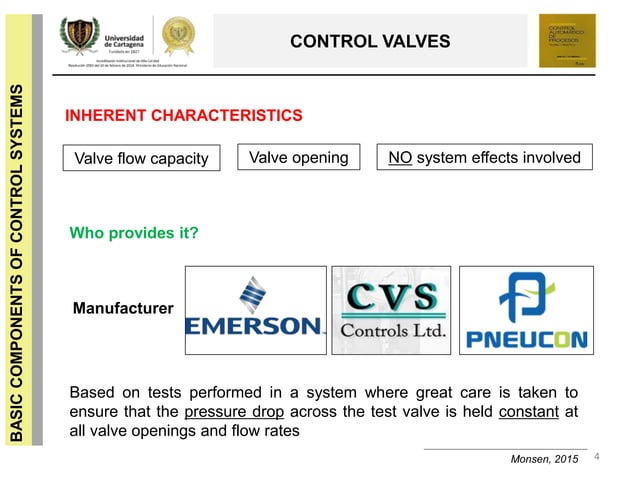 CONTROL VALVES: CHARACTERISTICS, GAIN & TRANSFER FUNCTION | PPTX