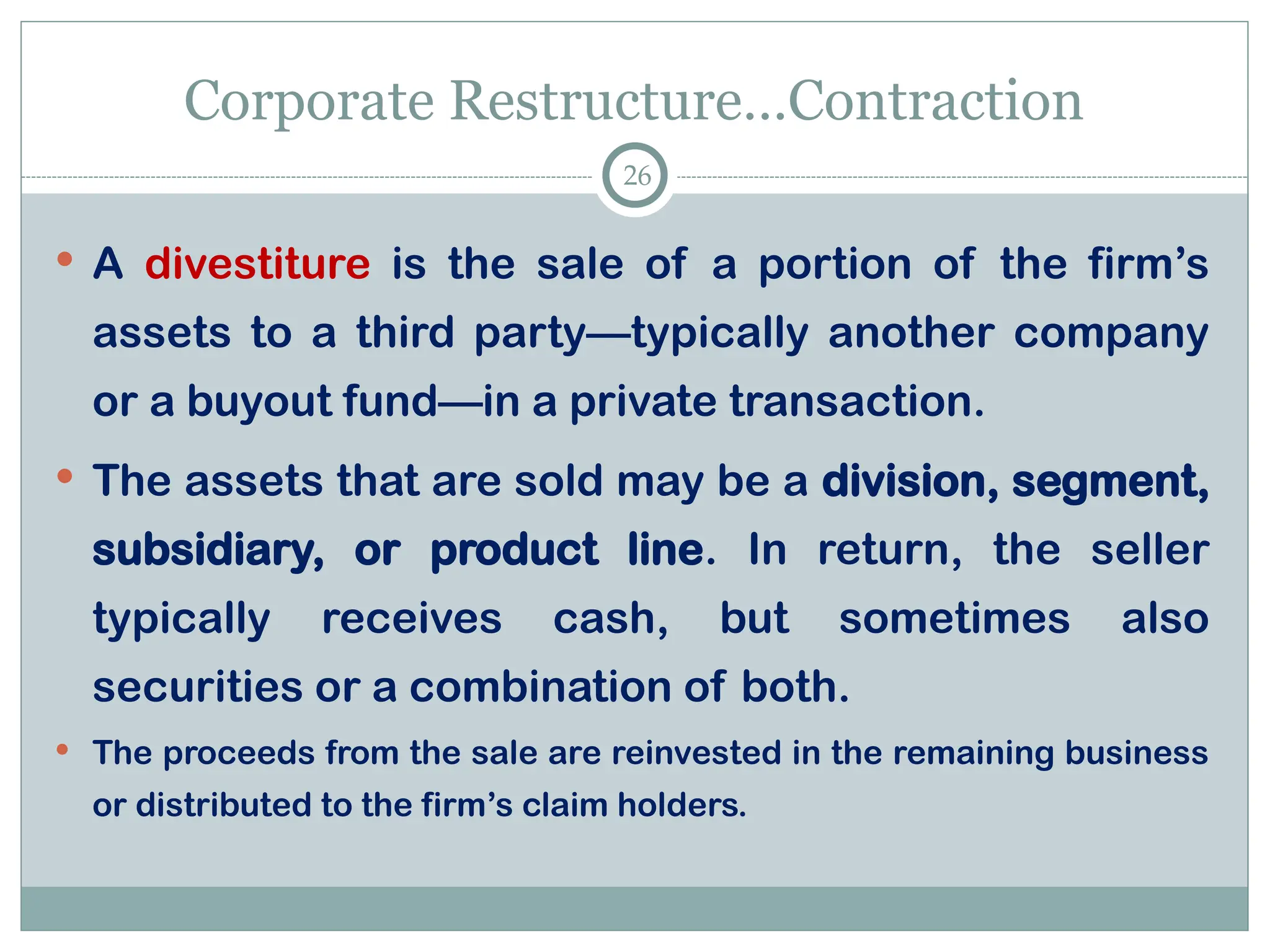 Chapter Five corporate restructuring.ppt