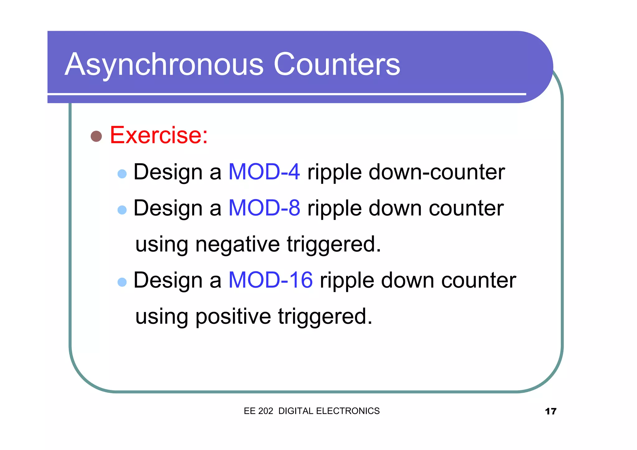 Chapter 5 counter | PPT