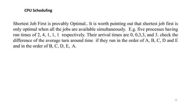 Chapter 5 Cpu Scheduling Ppt