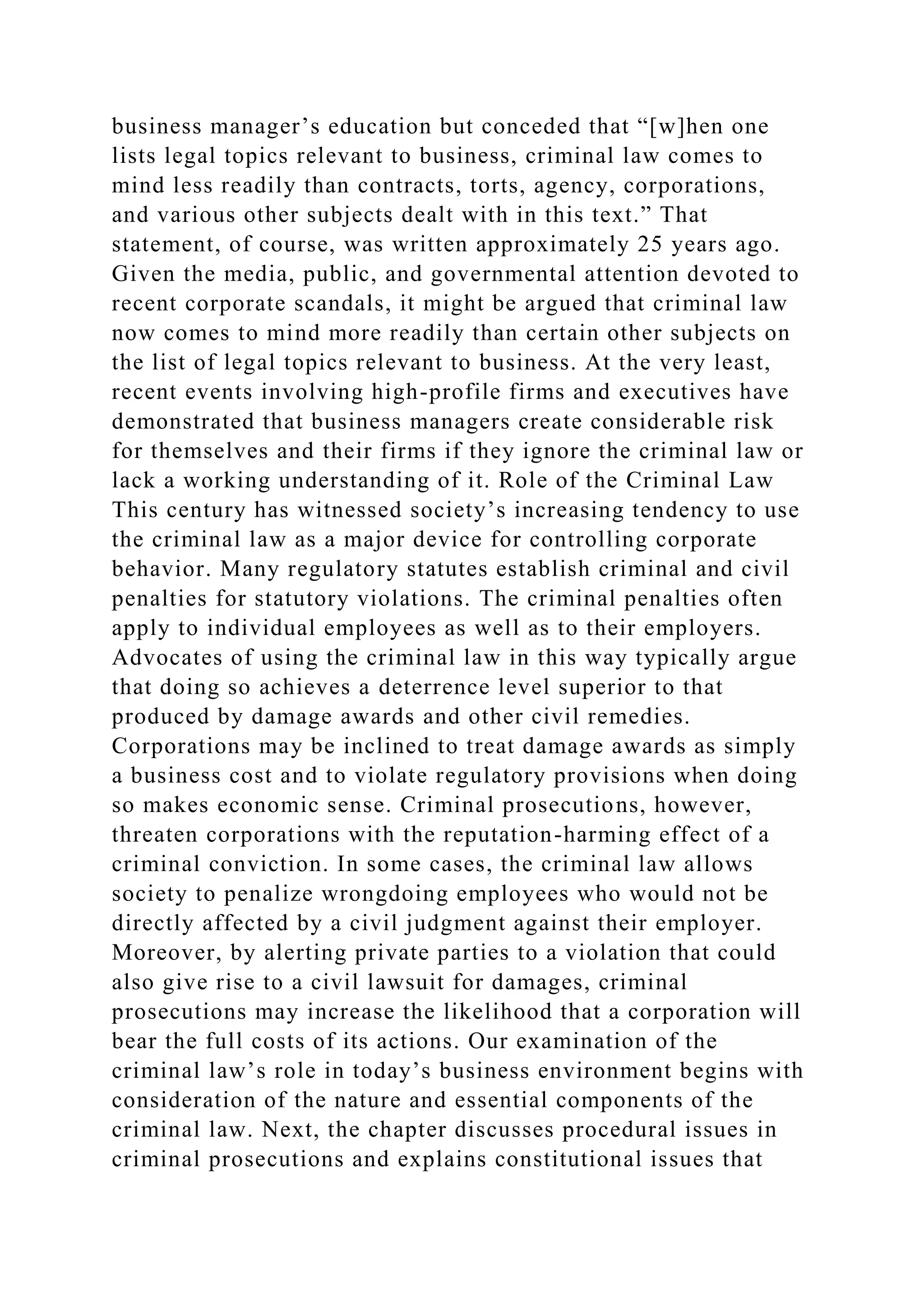 CHAPTER 5 CRIMINAL LAW AND PROCEDURE Nicolai Caymen worked as .docx