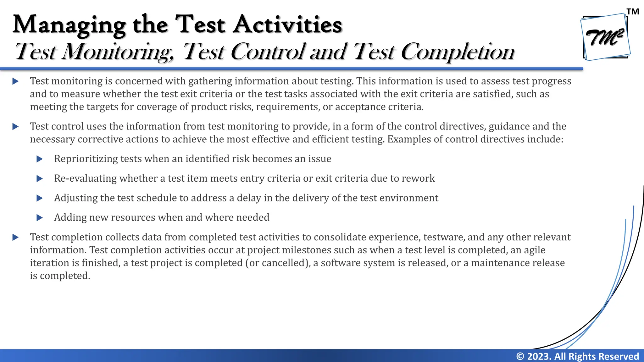 Chapter 5 - Managing Test Activities V4.0 | PDF