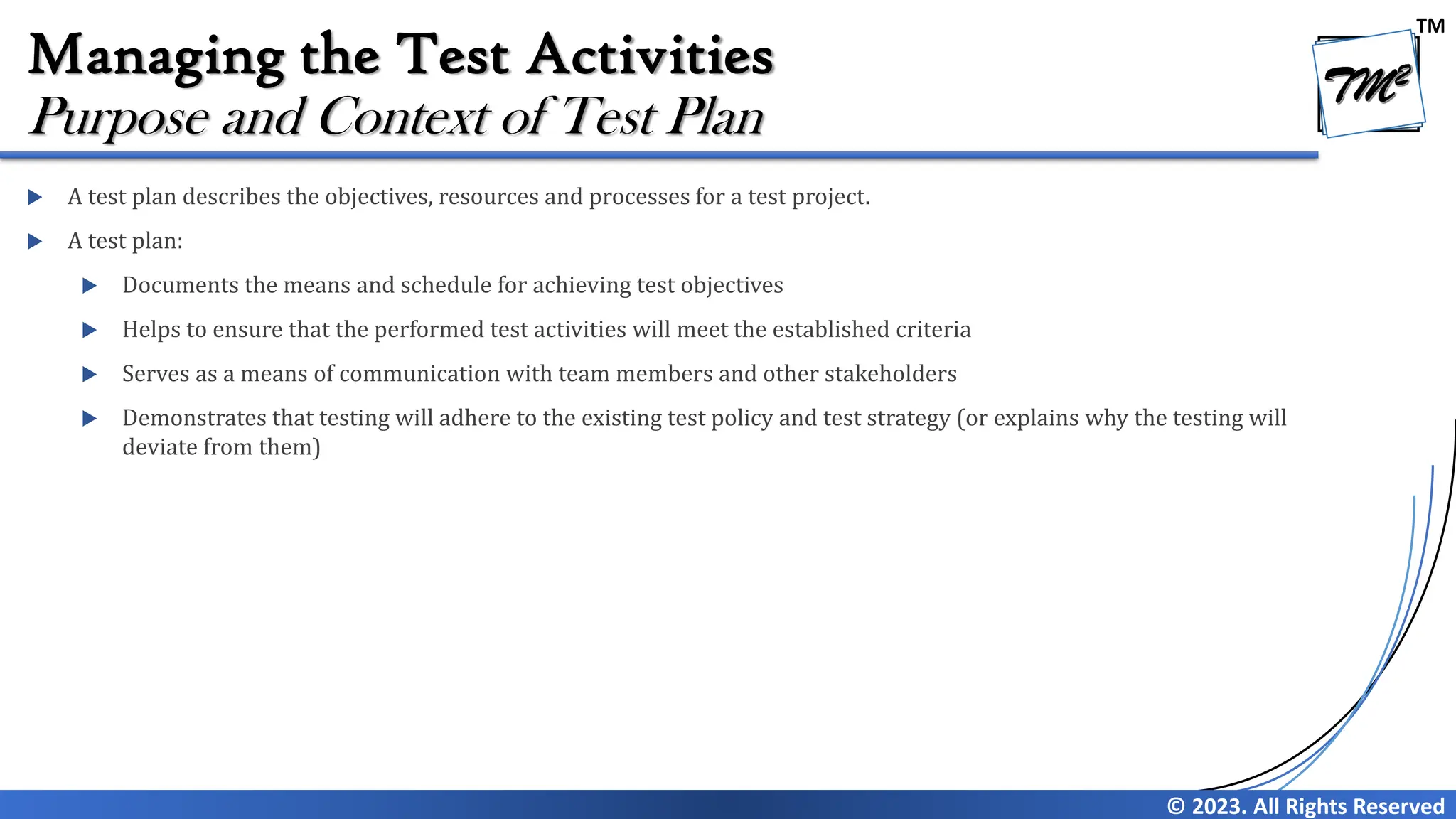 Chapter 5 - Managing Test Activities V4.0 | PDF