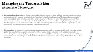 Chapter 5 - Managing Test Activities V4.0 | PDF