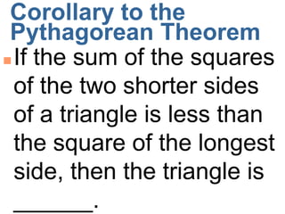 Chapter 5 day 4 pythagorean thm | PPTX