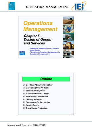 Chapter 5 design_of_goods_and_services | PDF