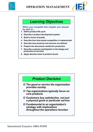 Chapter 5 design_of_goods_and_services | PDF
