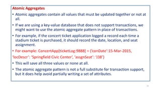 Chapter 5 design of keyvalue databses from nosql for mere mortals | PPT
