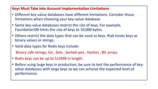 Chapter 5 design of keyvalue databses from nosql for mere mortals | PPT