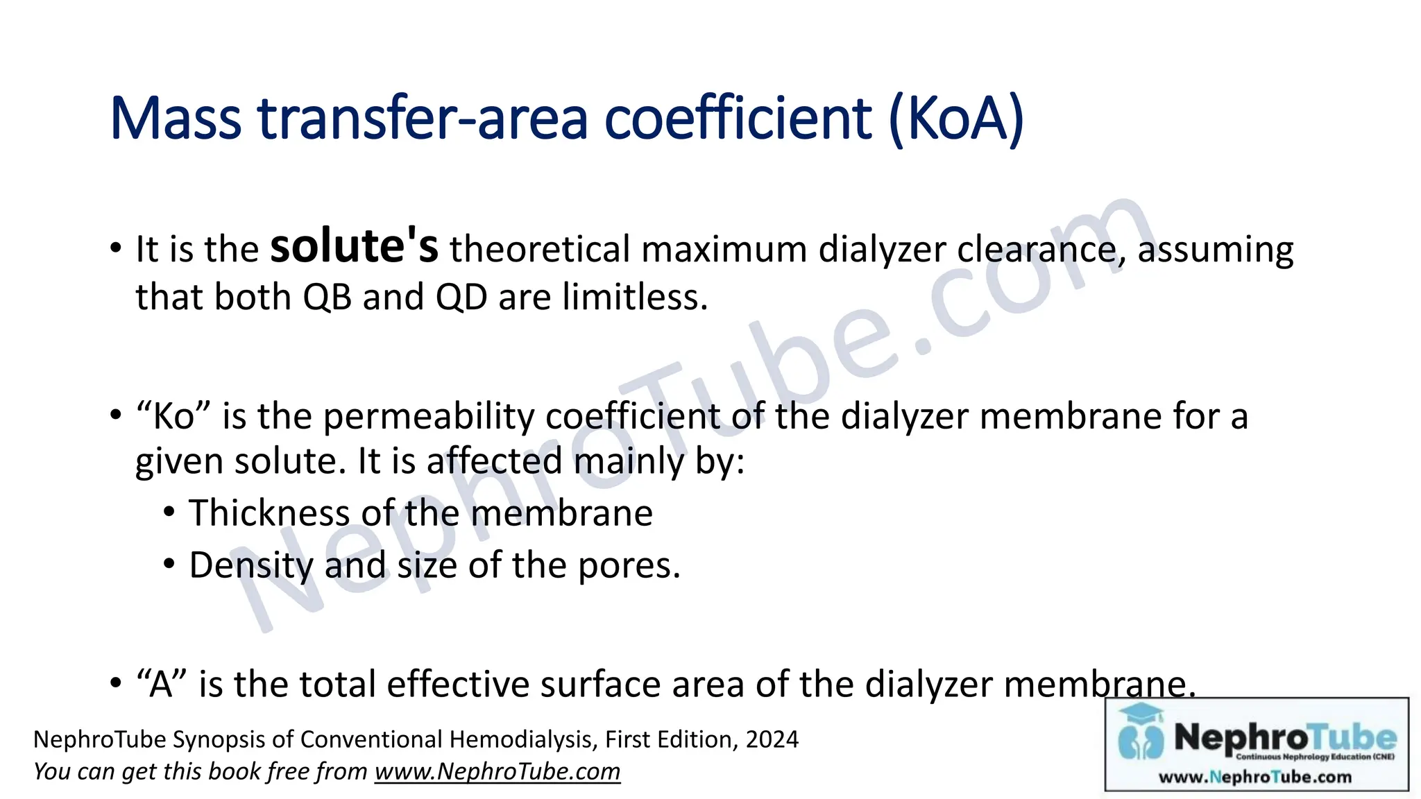 Hemodialysis: Chapter 5, Dialyzers Overview - Dr.Gawad | PDF