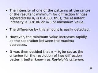 Chapter 5 diffraction | PPTX