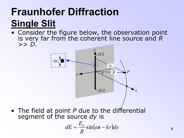 Chapter 5 diffraction | PPTX | Physics | Science
