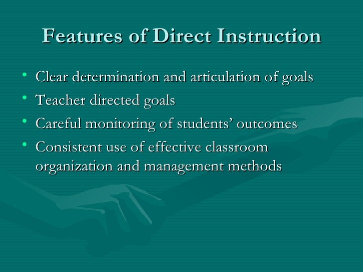 Chapter 5 Direct Instruction