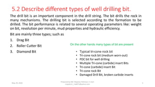 Drilling bit design | PPTX