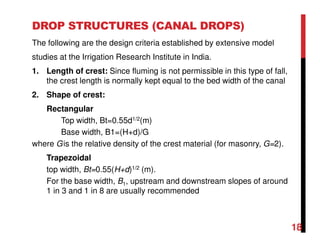 Chapter 5 drop sturcutures | PDF
