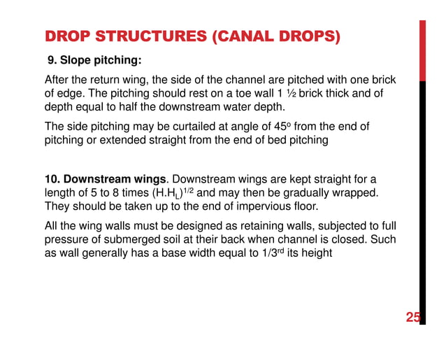 Chapter 5 drop sturcutures | PDF