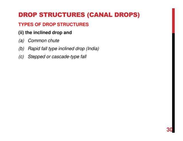 Chapter 5 drop sturcutures | PDF