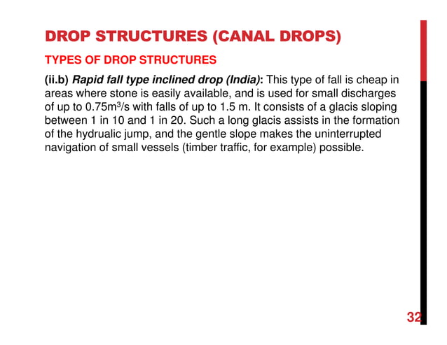 Chapter 5 drop sturcutures | PDF