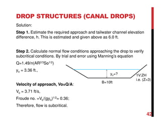 Chapter 5 drop sturcutures | PDF