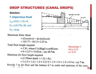 Chapter 5 drop sturcutures | PPT