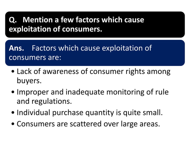 Chapter - 5, Consumer Rights, Economics, Social Science, Class 10 | PDF ...