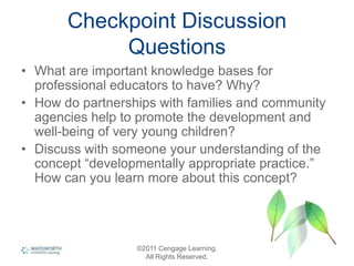 Infants Toddlers and Twos Chapter 5 (7th) | PPTX