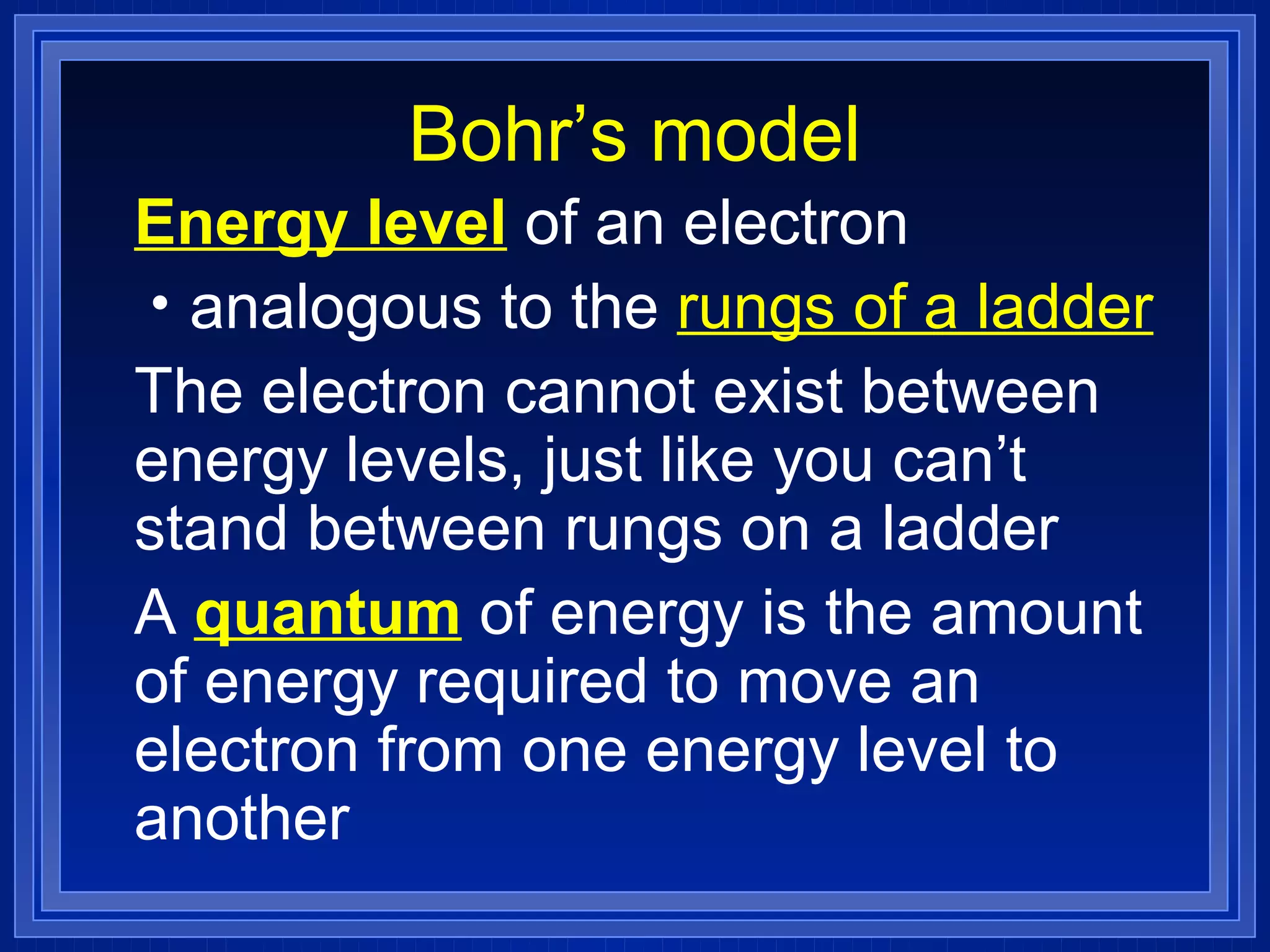 Chemistry - Chp 5 - Electrons In Atoms - Powerpoint | PPT
