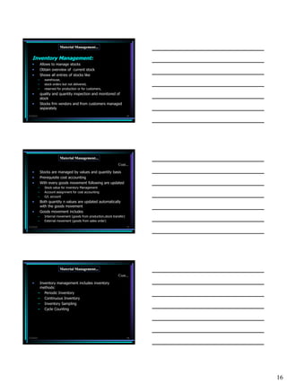 Chapter 5 E R P Modules Alexis Leon | PDF