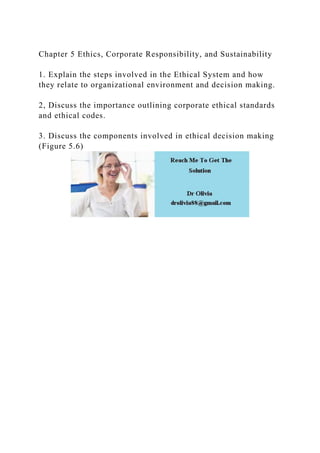 Chapter 5 Ethics, Corporate Responsibility, and Sustainability 1.docx ...
