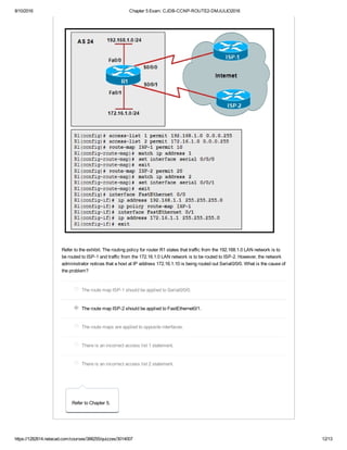 Chapter 5 exam cjdb ccnp-route2-dmjulio2016 | PDF