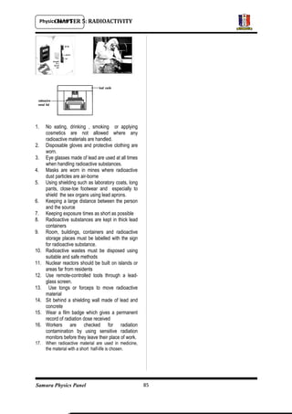 Radioactivity: physics form 5. | DOC