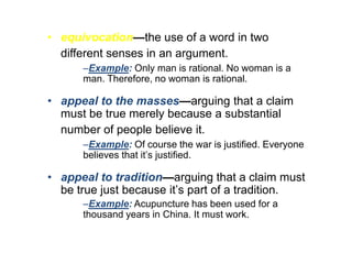 Appeal To Tradition Fallacy