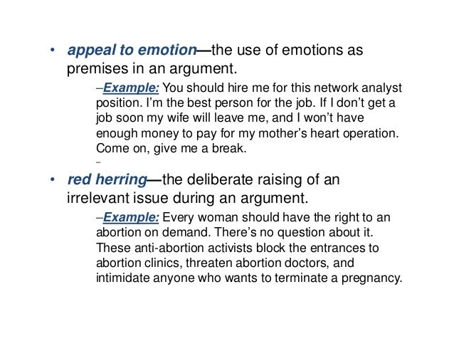 Appeal to emotion examples - rightflash