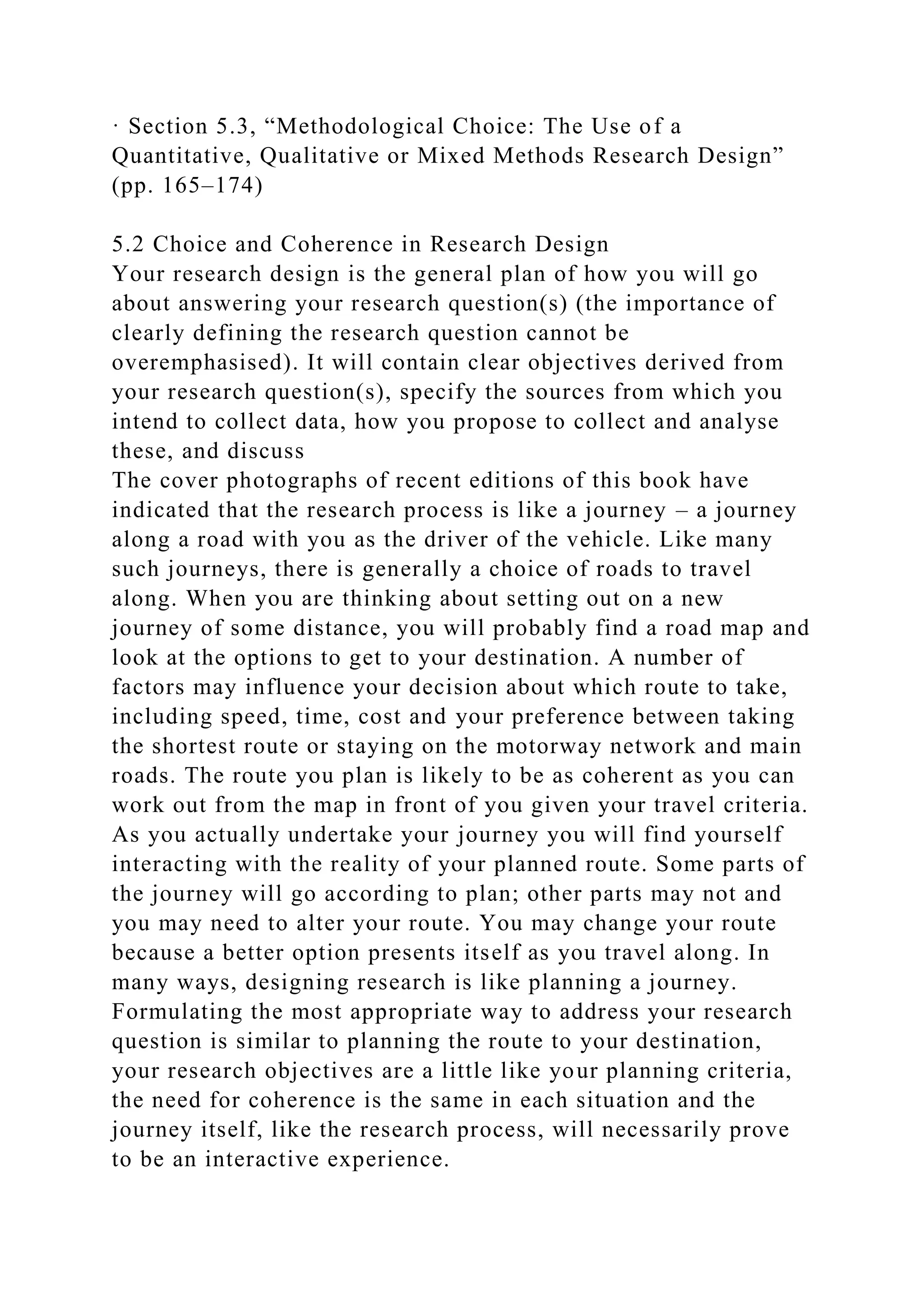 · Chapter 5, Formulating the Research Design”· Section 5.2, Ch.docx