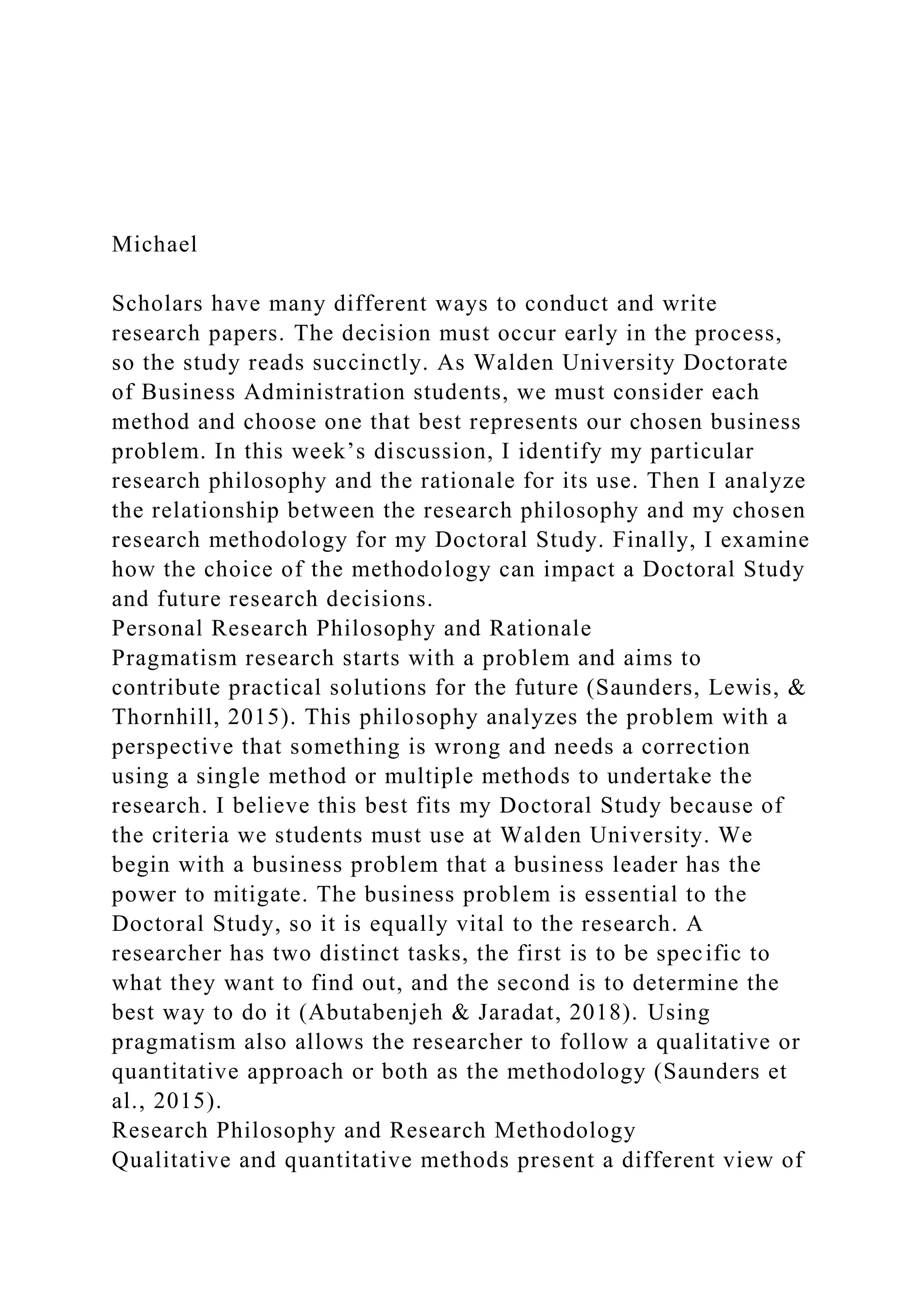 · Chapter 5, Formulating the Research Design”· Section 5.2, Ch.docx