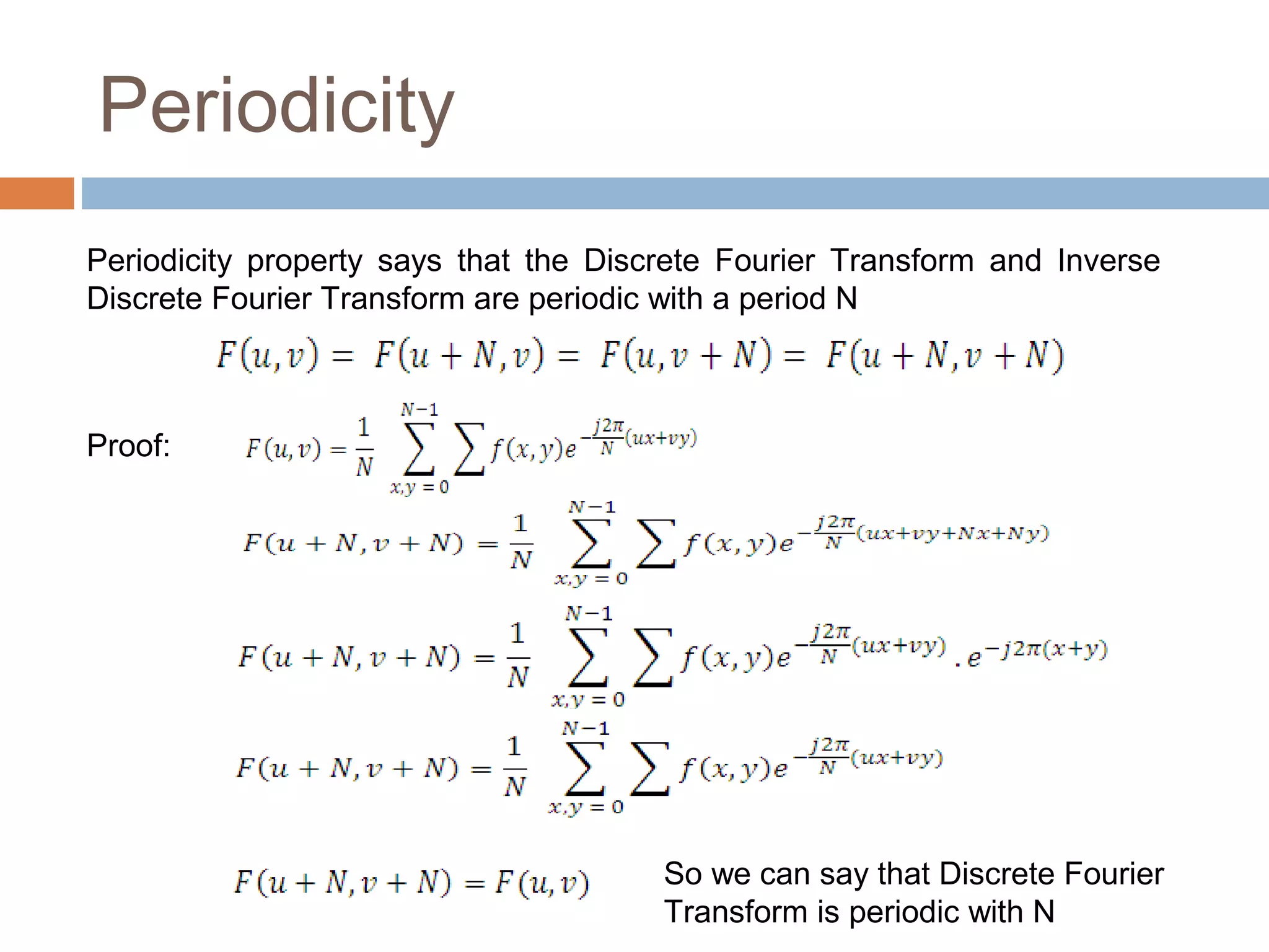 Chapter 5 Image Processing: Fourier Transformation | PPT