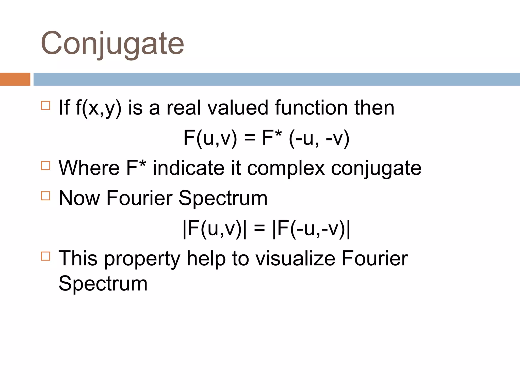 Chapter 5 Image Processing: Fourier Transformation | PPT