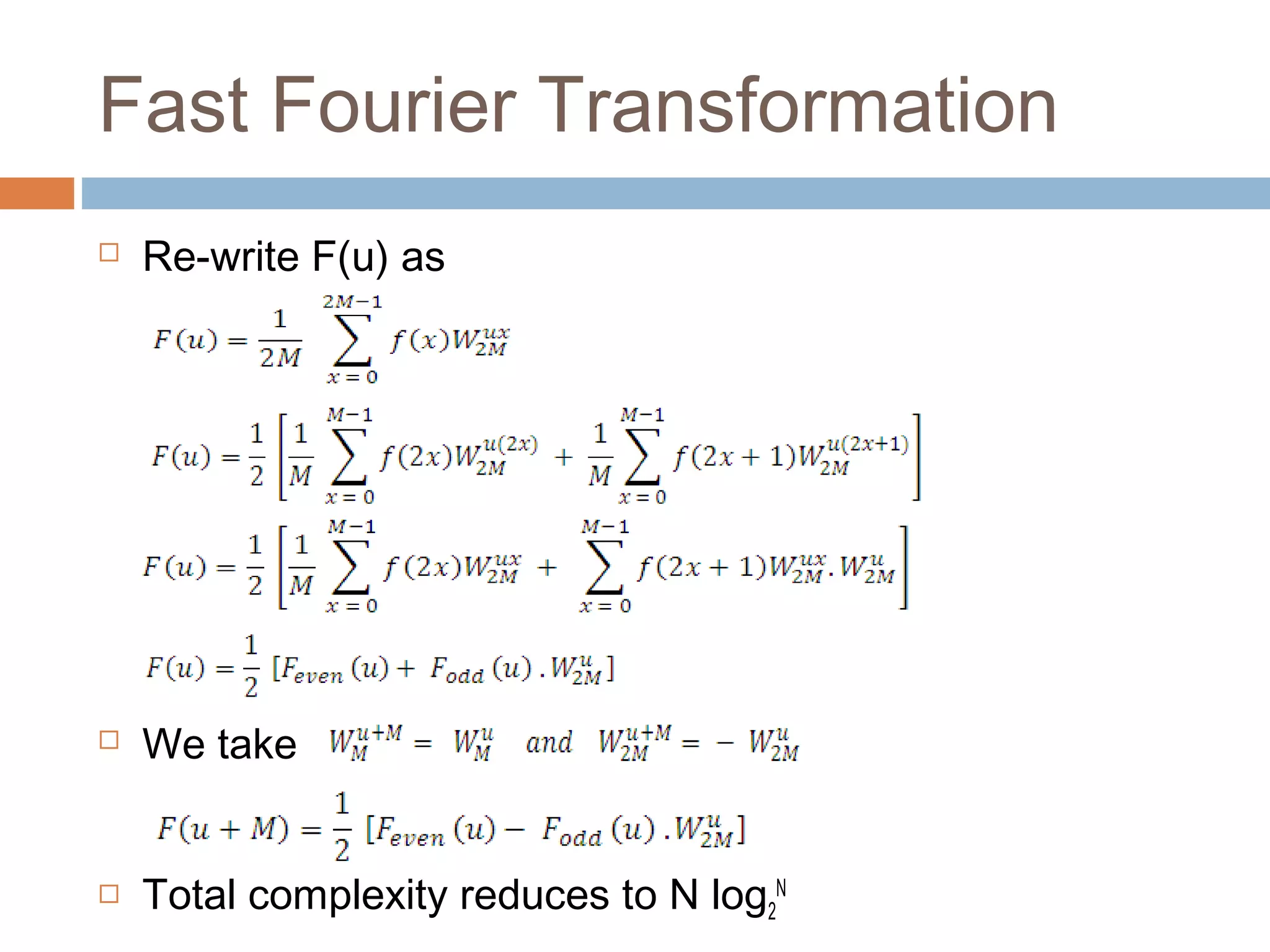 Chapter 5 Image Processing: Fourier Transformation | PPT | Technology & Computing