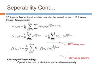 Chapter 5 Image Processing: Fourier Transformation | PPT