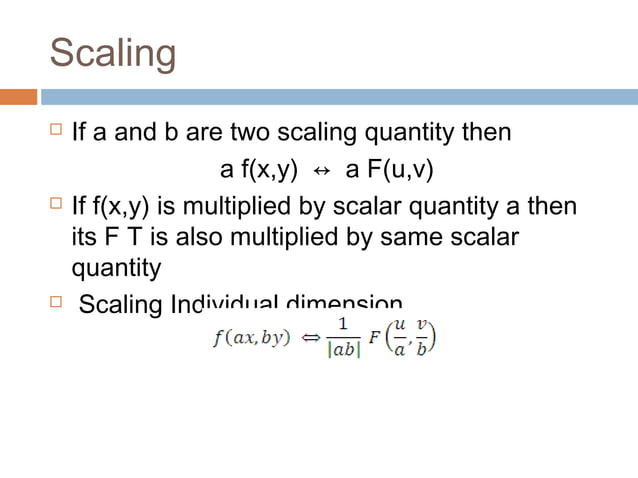 Chapter 5 Image Processing Fourier Transformation Ppt Technology And Computing