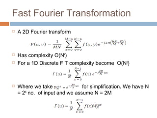 Chapter 5 Image Processing: Fourier Transformation | PPT
