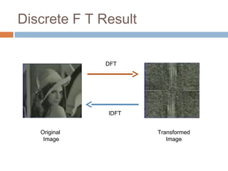 Chapter 5 Image Processing: Fourier Transformation | PPT