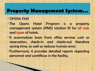 chapter 5 front office computer appliccx | PPTX