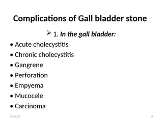 Chapter 5 Gall Bladder Diseases power point | PPT
