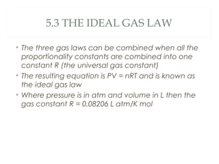 Chapter 5 gases | PPT