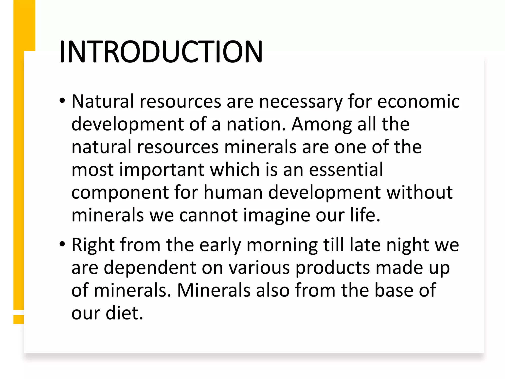Chapter - 5, Mineral and Energy Resources, Geography, Social Science, Class 10 | PDF