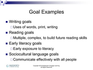 Chapter 5 Achieving Language and Literacy Goals through Program ...