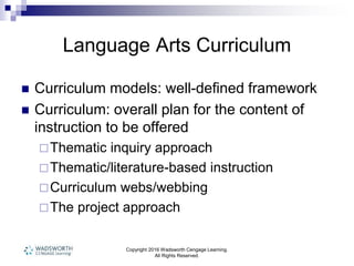 Chapter 5 Achieving Language and Literacy Goals through Program ...